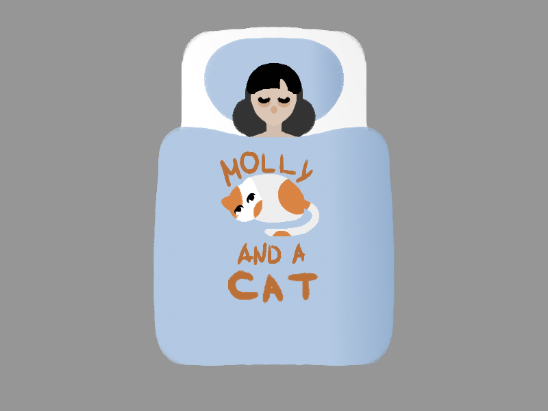 Molly and a Cat by MaryMouse