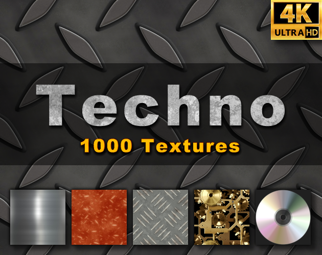 4K Textures - Techno by Kronbits