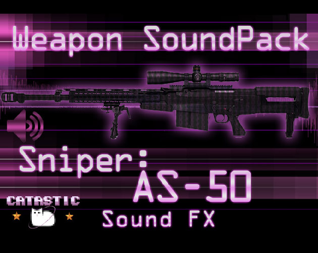 Weapon Sound Pack – Sniper: AS50 by Catastic