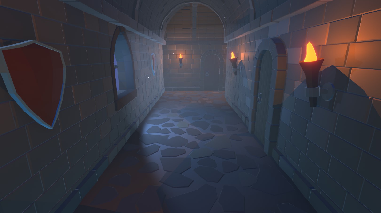 Low-Poly Corridor by skujie