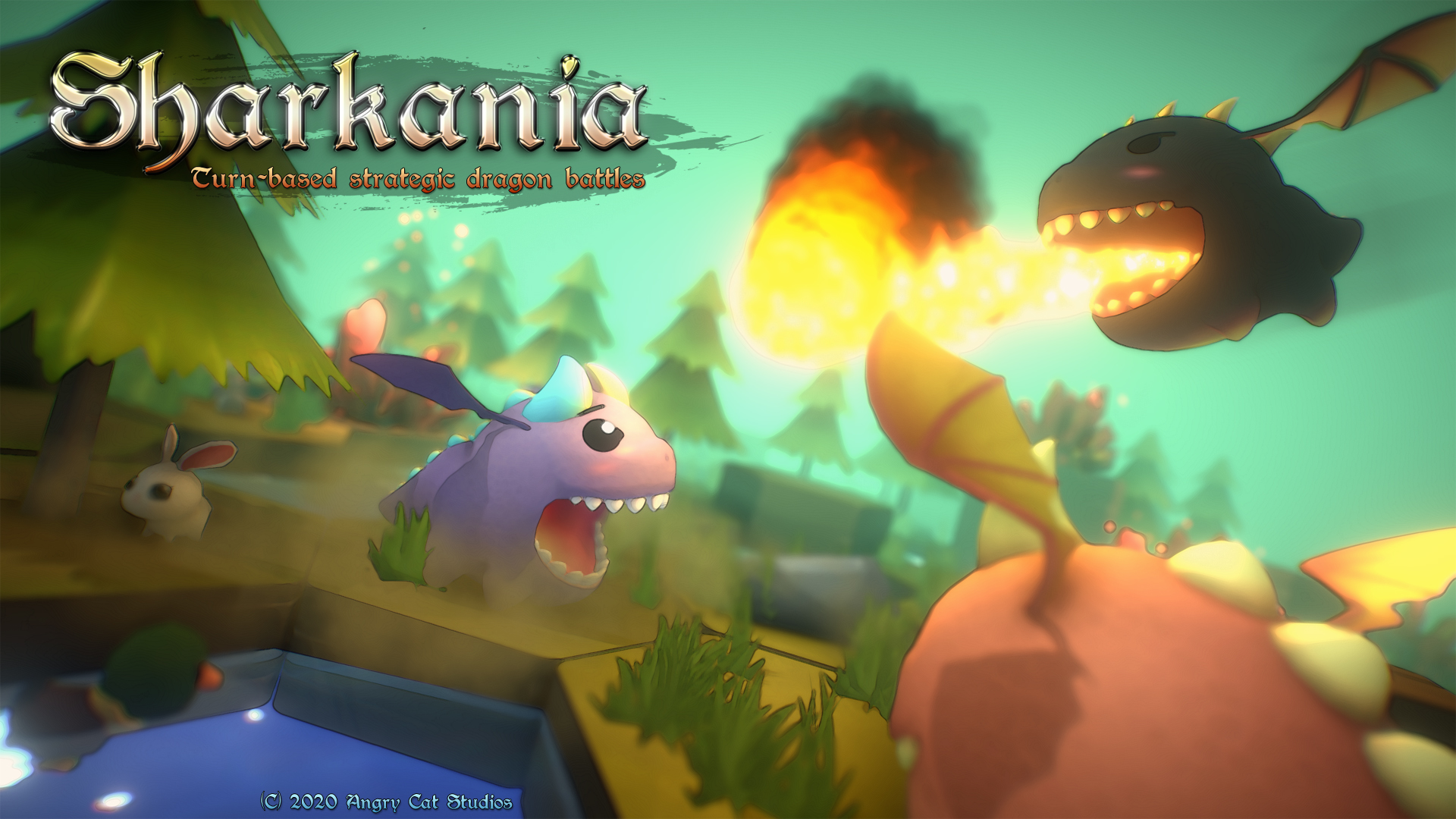 Sharkania: Turn-based strategic dragon battles by Angry Cat Studios