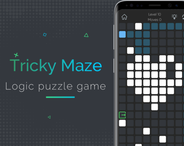 Tricky Maze: labyrinth escape, puzzle mazes by playrea_official