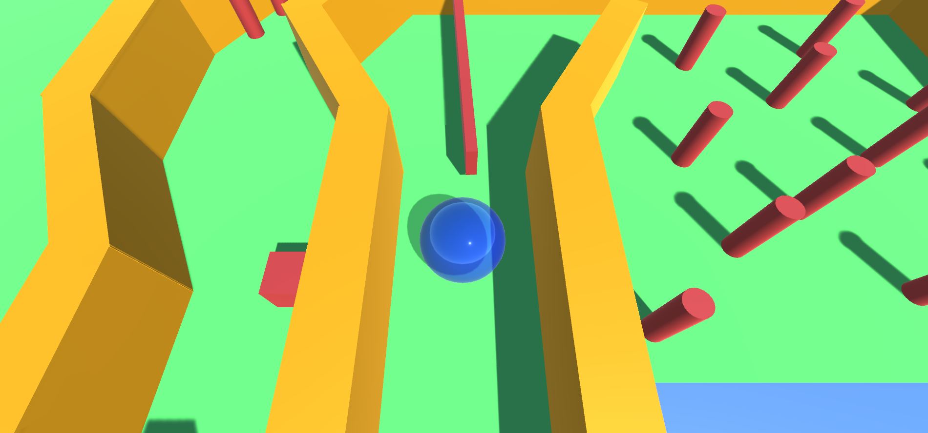 Marble Obstacle Course Simulator by John Zhou
