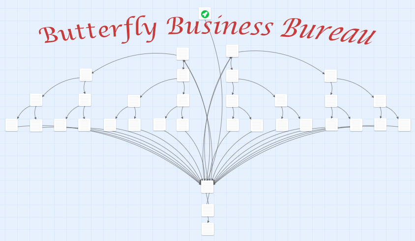Butterfly Business Bureau by Hazwald
