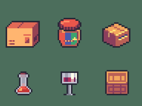 32x32 Random Item Asset Pack by Noiryt