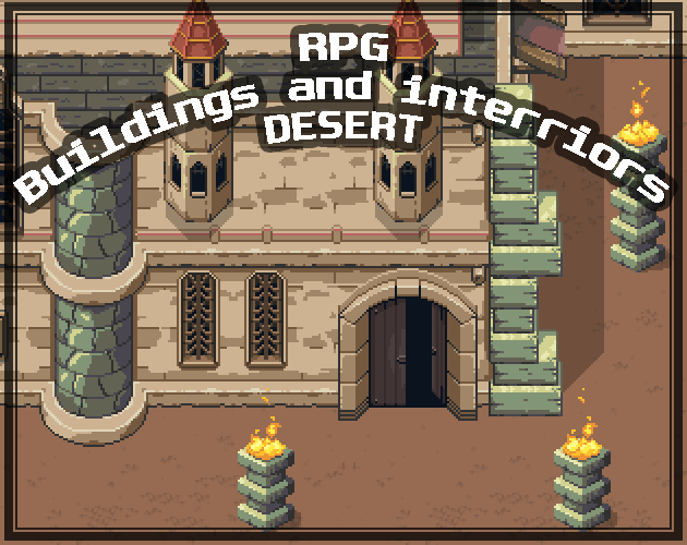 RPG Buildings and Interriors DESERT by Szadi art.
