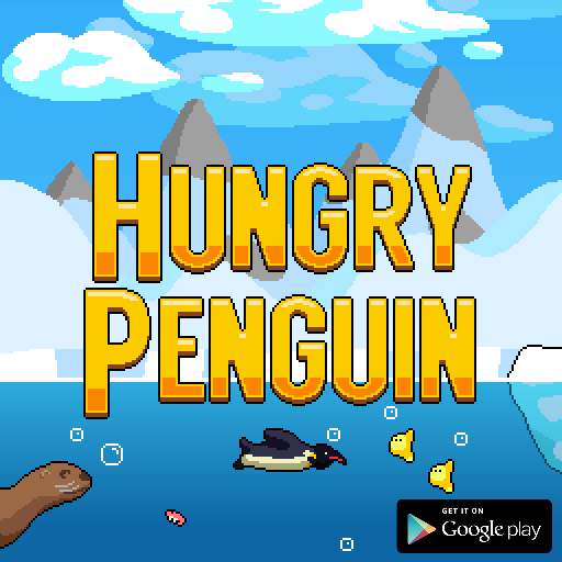 Shells! - Hungry Penguin by Friendly Llama
