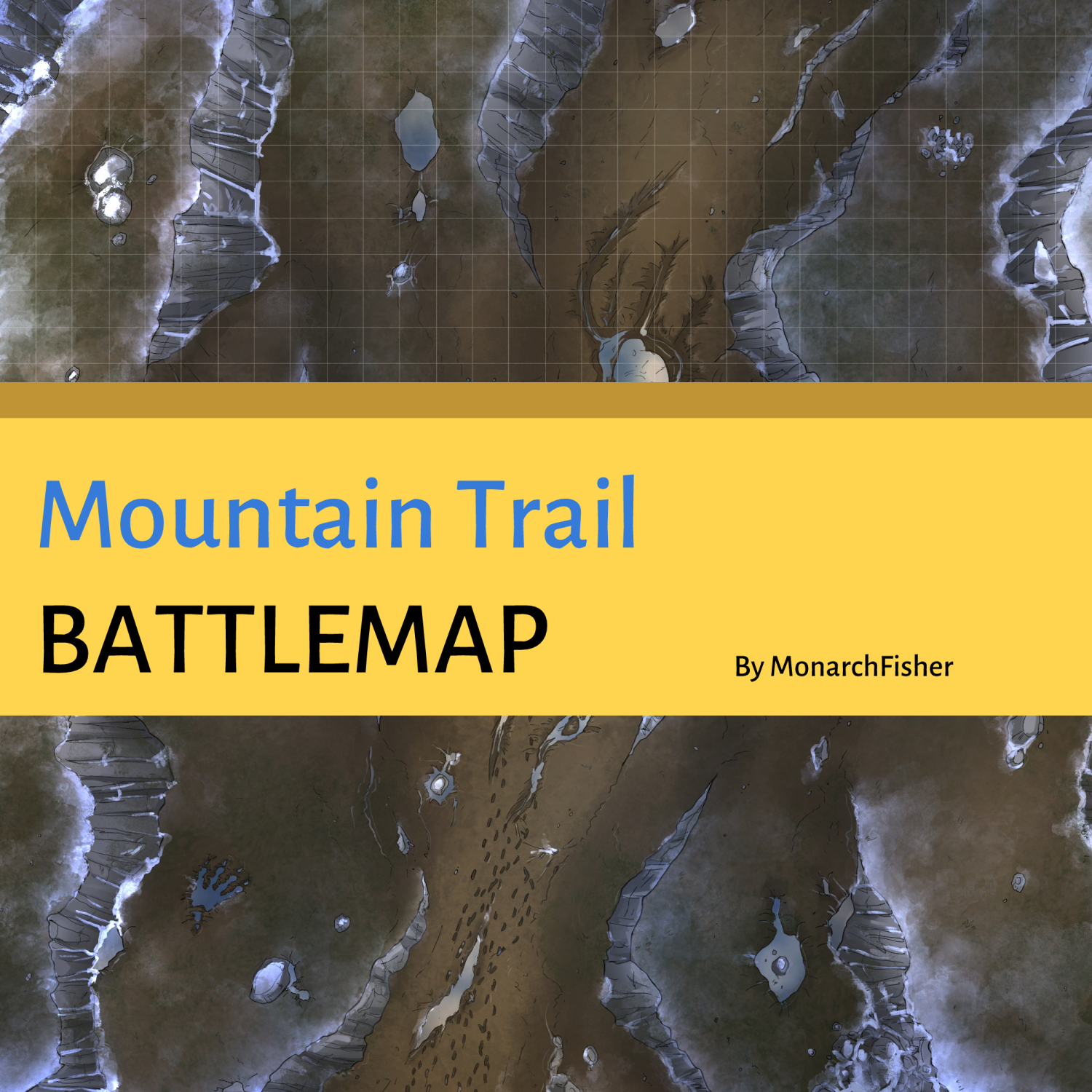 Mountain Trail Battlemap by MonarchFisher