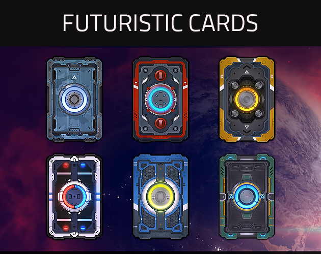 Futuristic Cards by Kodiak Graphics