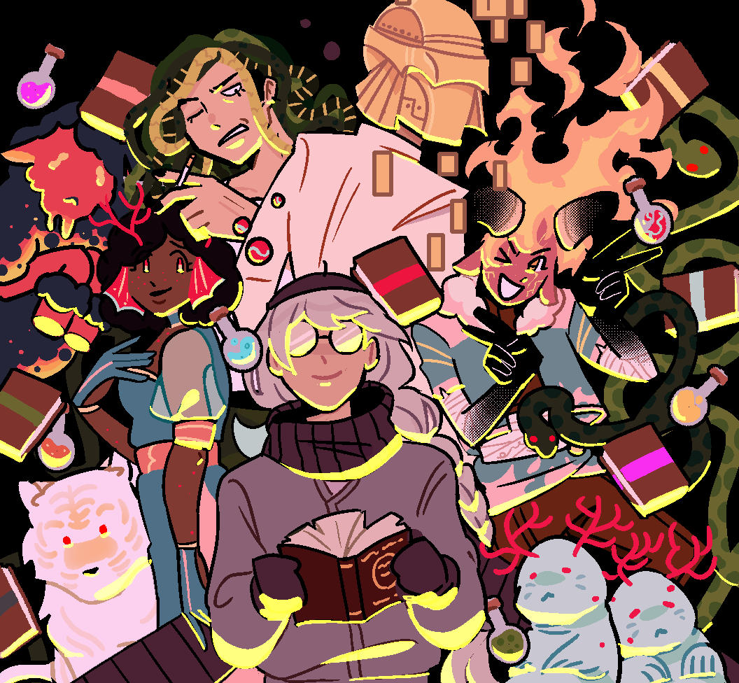 Astrid & The Witch by leusyth