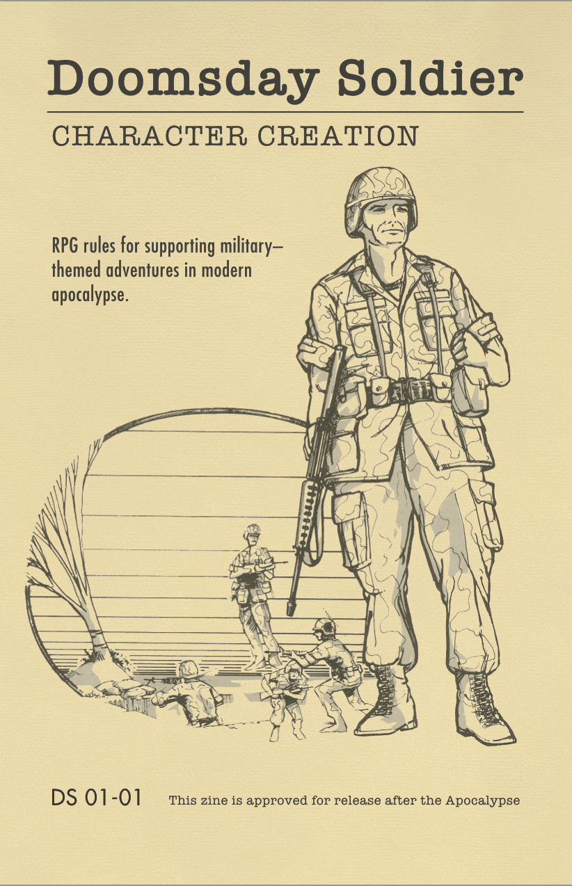 Doomsday Soldiers RPG Project - Book 1 by Jeffrey A Jones