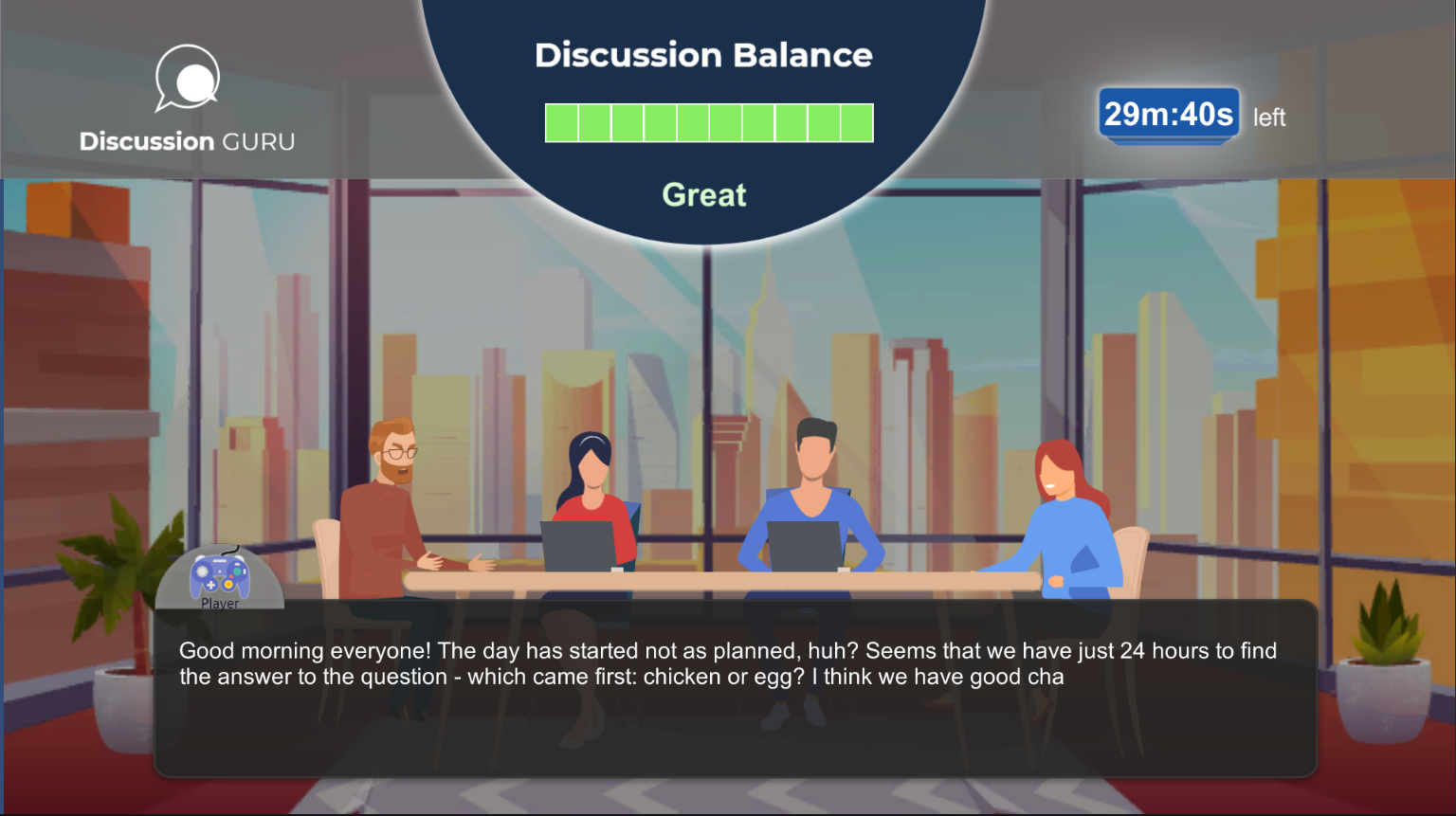 Discussion Game by sujoychakraborty