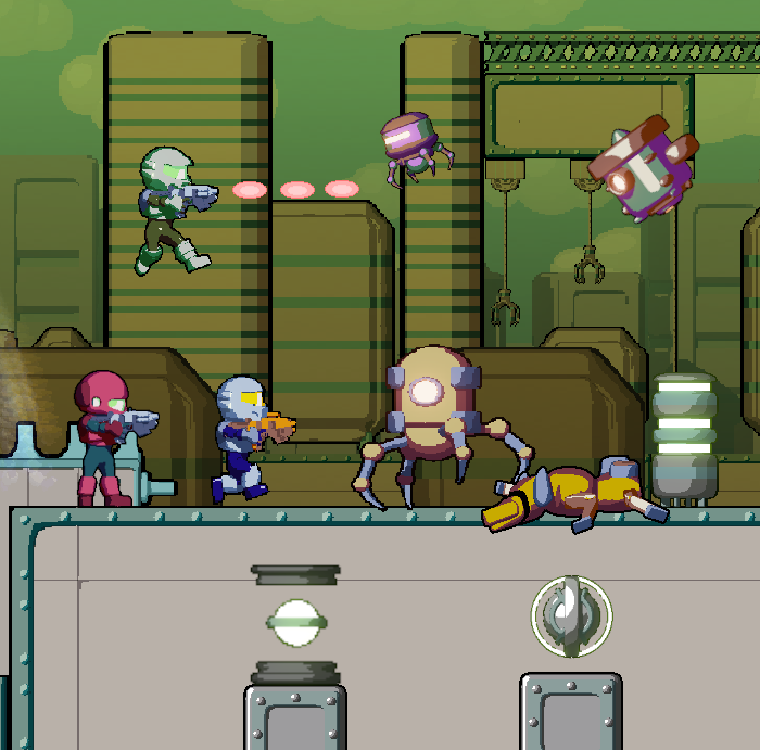 Sidescroller Shooter 2D Game Kit by PitiGameDev