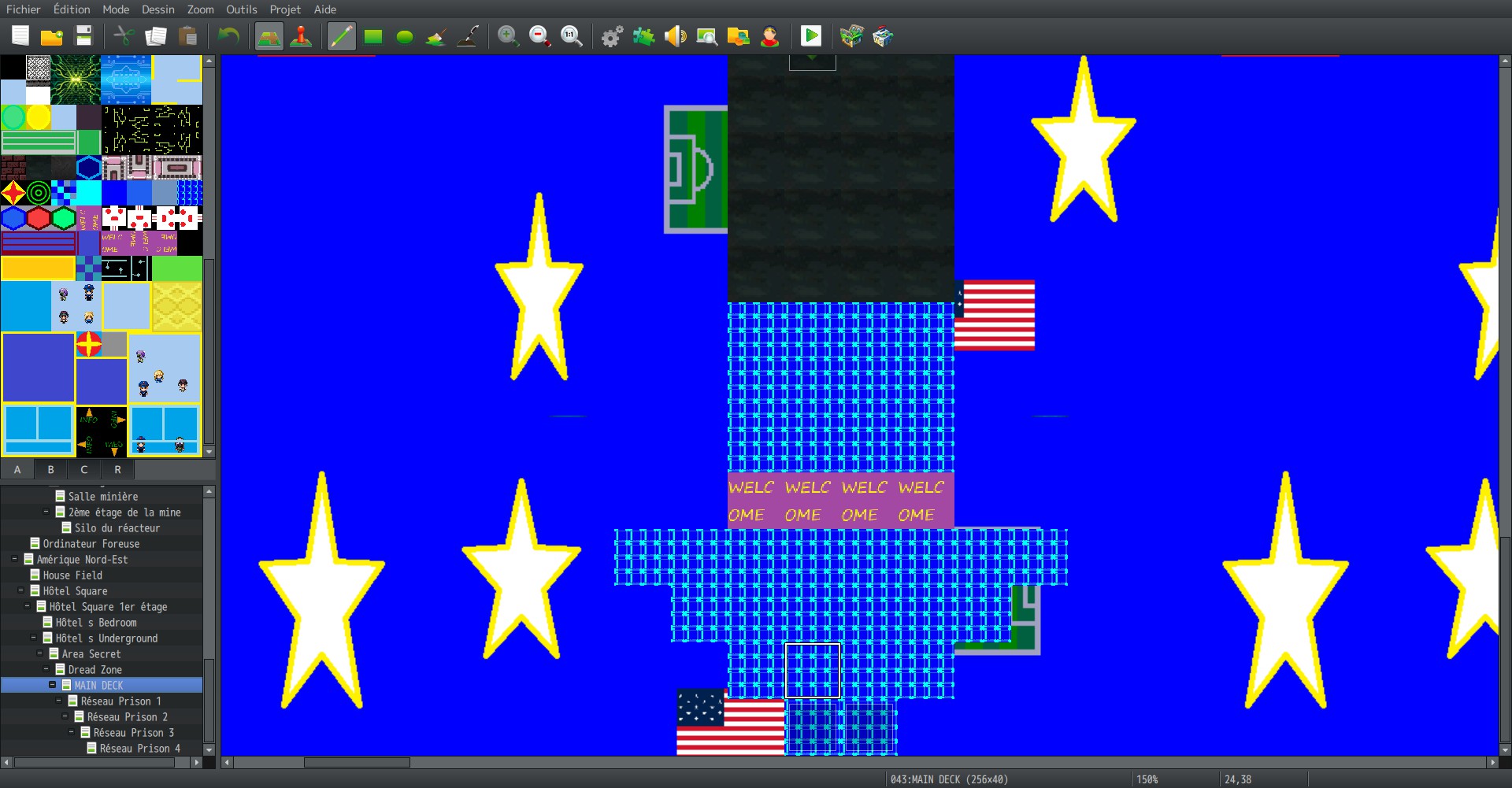 RPG Maker MV Tileset CyberSpace Work In Progress by ZeroMaverick