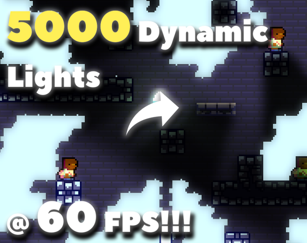 Ultra-Fast 2D Dynamic Lighting System [GMS 2] by GrizzliusMaximus