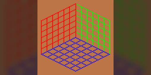Aseprite isometric guidelines by Noesteryo