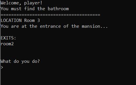 Trapped in a House Text Adventure by afamdrank