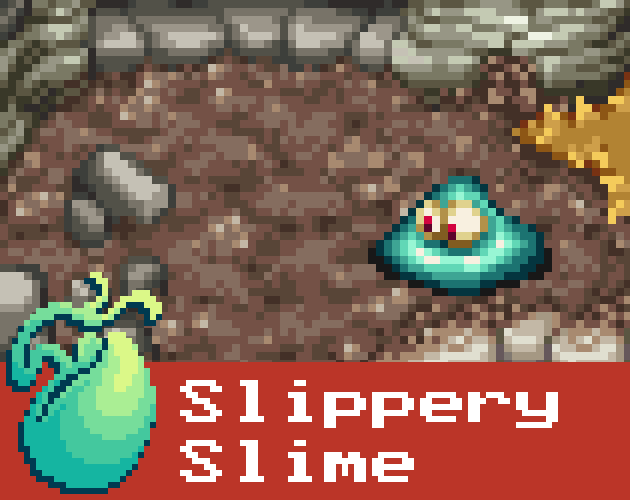New Low Price! - Pixel Art Creature Sprite - Slippery Slime by Seliel ...