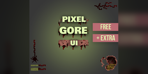 Pixel Gore UI by maxparata