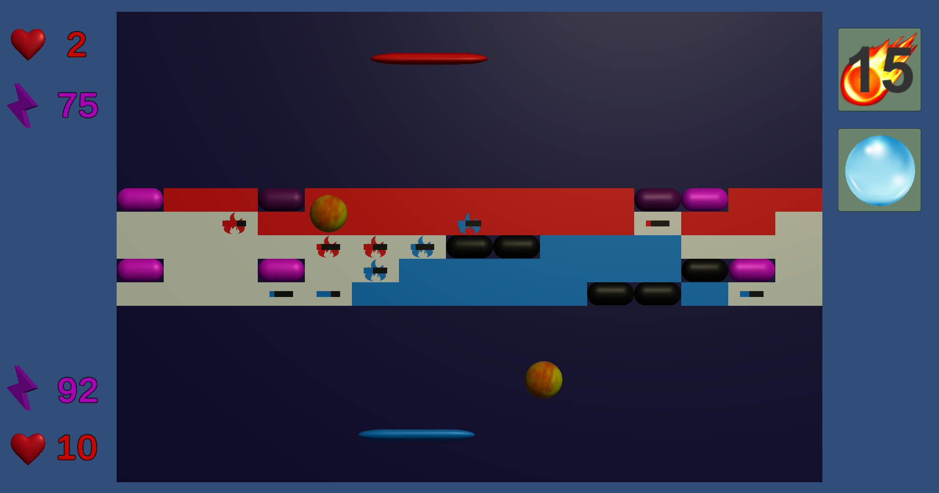 1v1 multiplayer breakout clone by tgreg