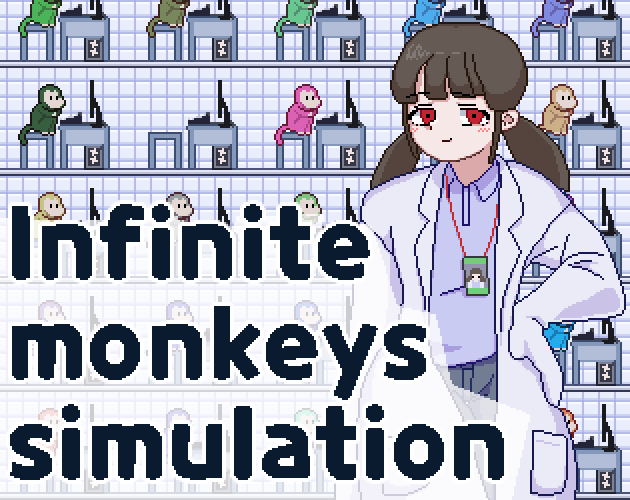 Infinite monkeys simulation by tyangxii