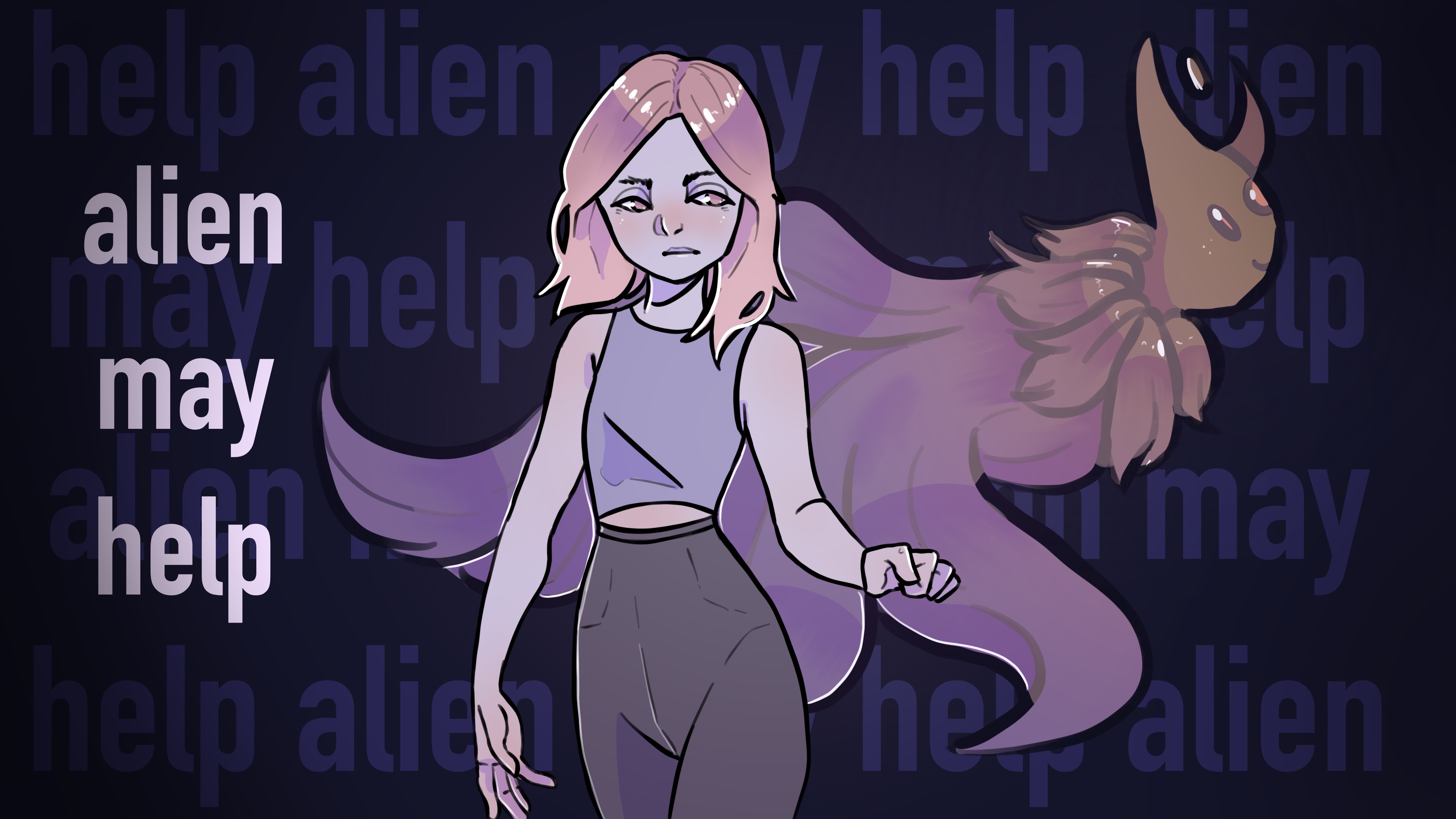 Alien May Help! by Anouar K.