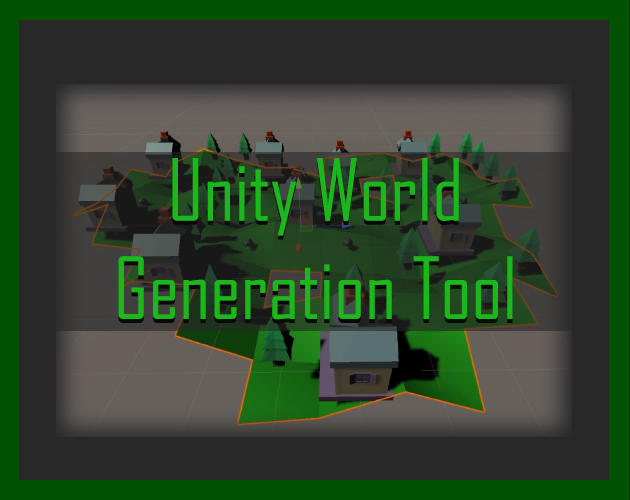 Unity World Building Procedural Generation Tool by Melissa