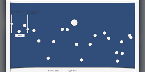 Bouncy Ball Simulator by Sachin Kishan