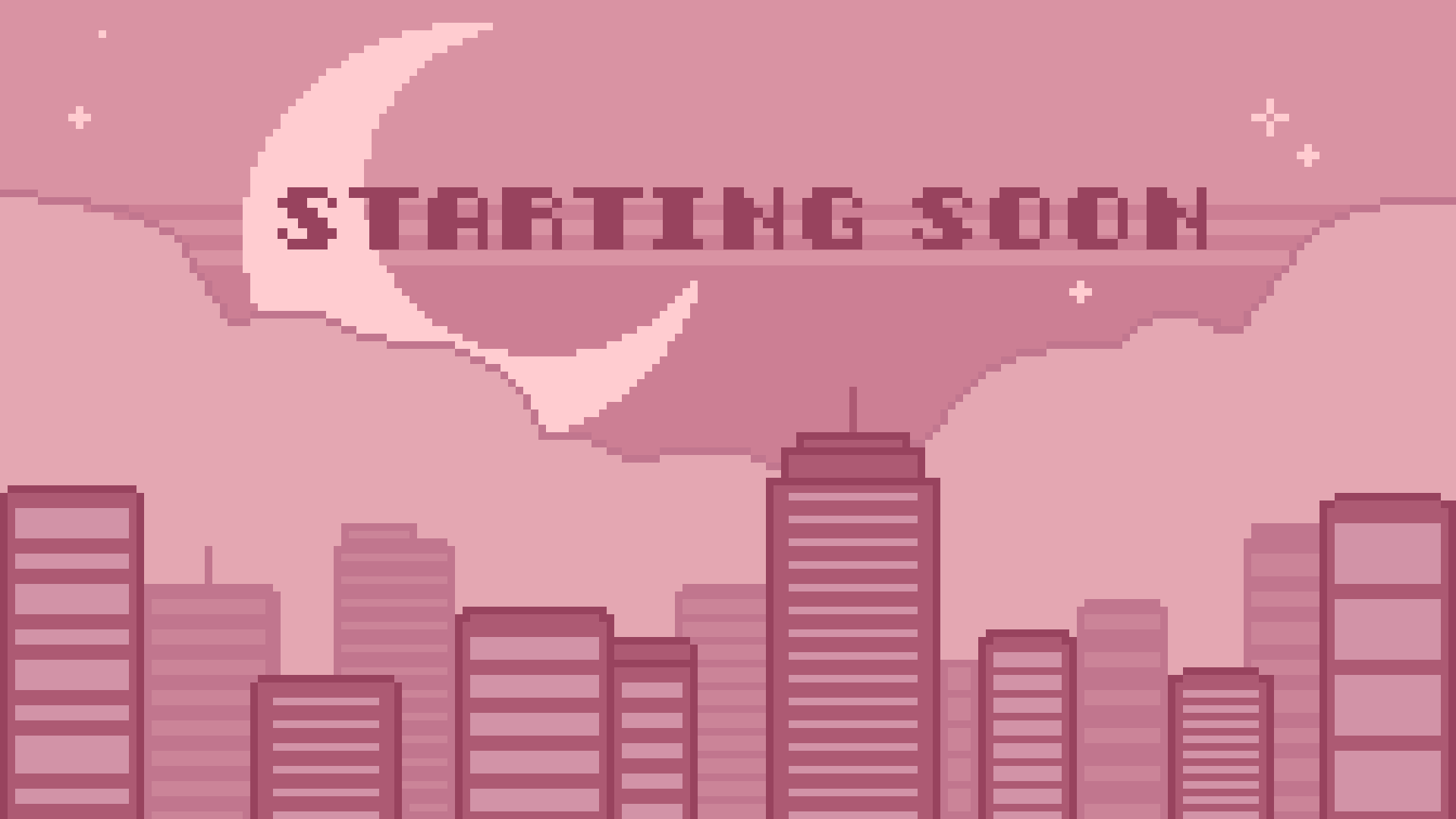 Animated Dreamy Pastel Pixel scapes For Twitch Streaming By Skullstho