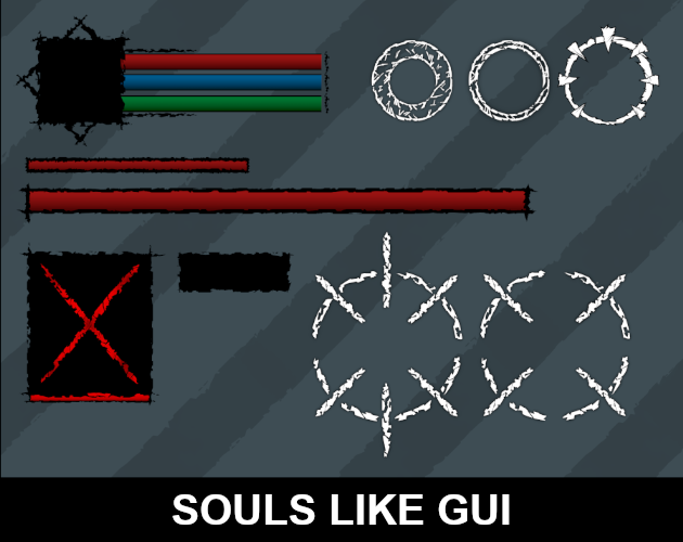Souls like GUI elements by RiLi_XL