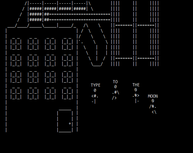 Type To The Moon by miskotam