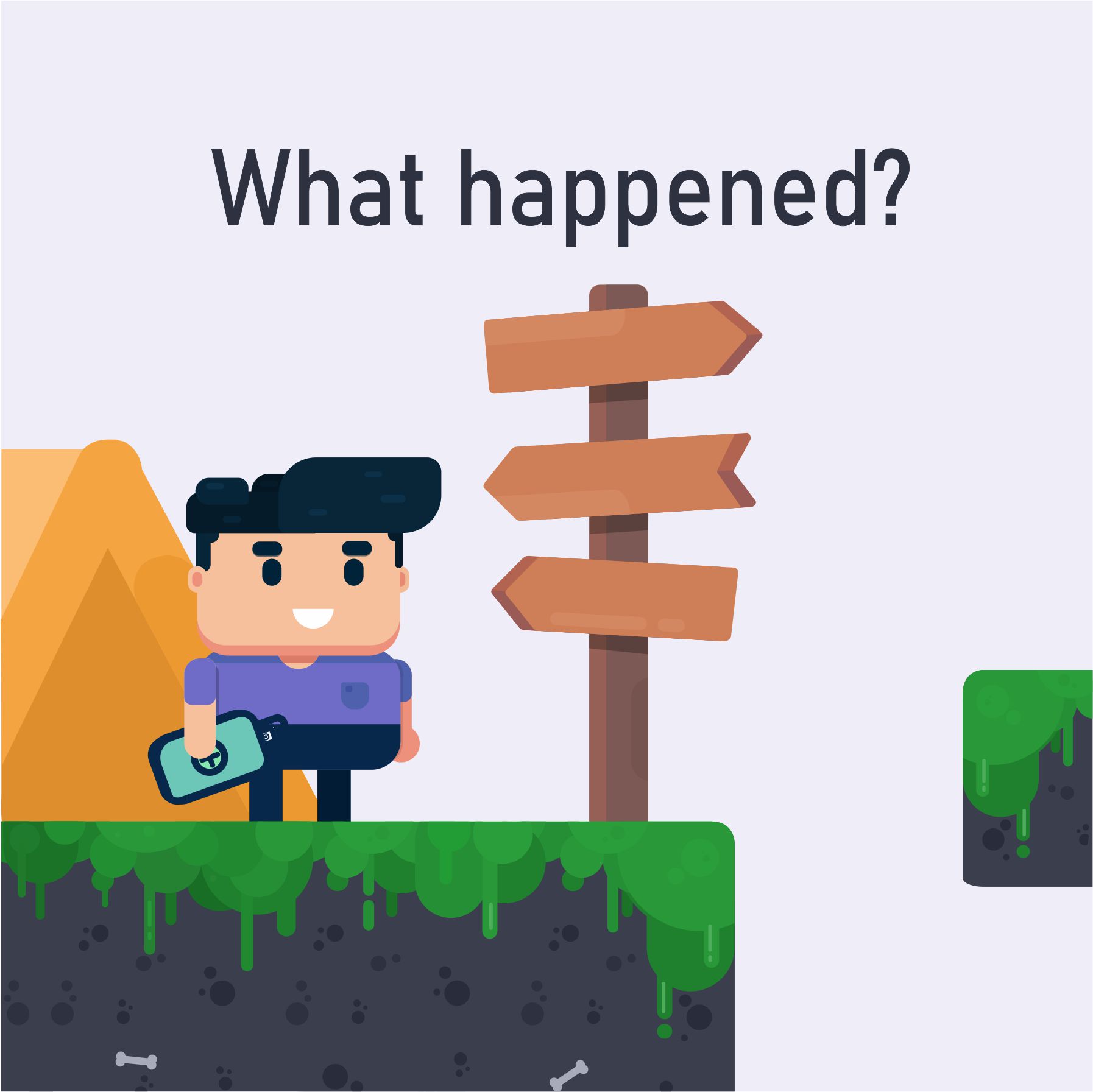 What happened? by Trash Studio