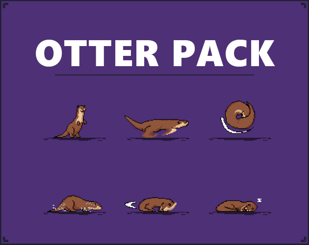 Otter Sprite Pack by RiLi_XL