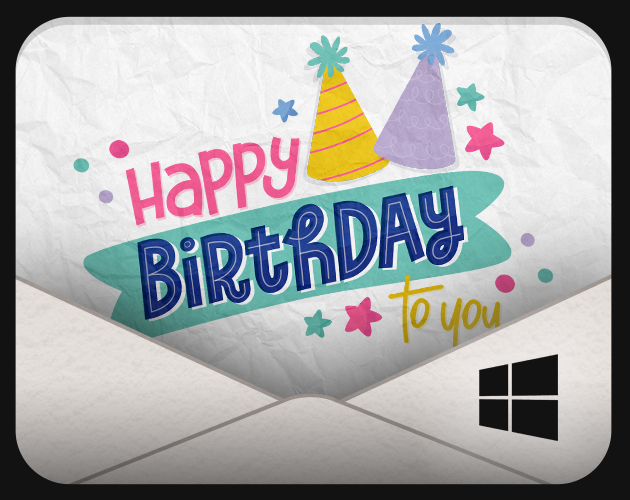 Happy Birthday - Windows by APPostCard