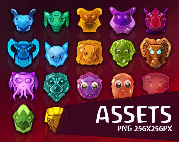 Assets: Emoji Icons [Pack 01] by Wenrexa