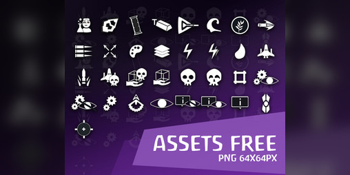 Assets: UI Icons Pack Free #1 by Wenrexa