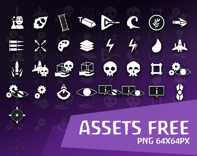 Assets: UI Icons Pack Free #1 by Wenrexa
