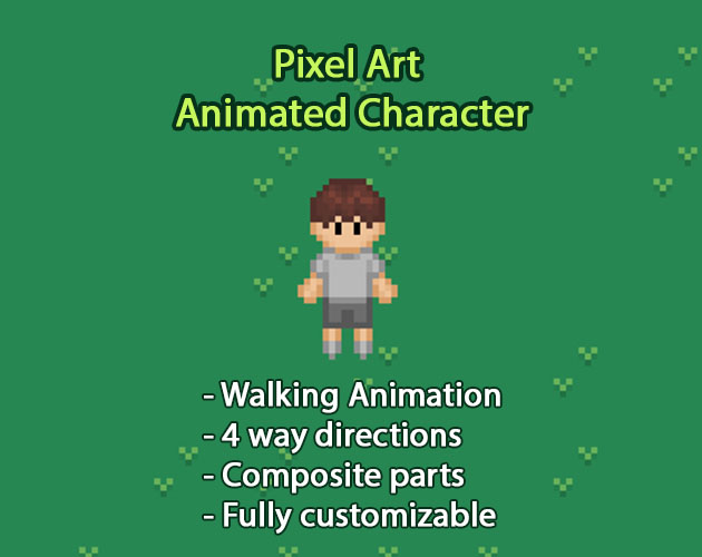 Top Down Character Walking Animation by andreecy