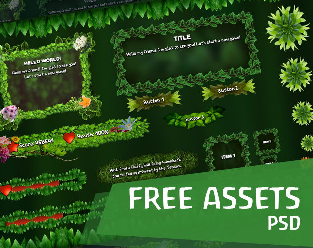 Assets: Free GUI Casual Nature by Wenrexa