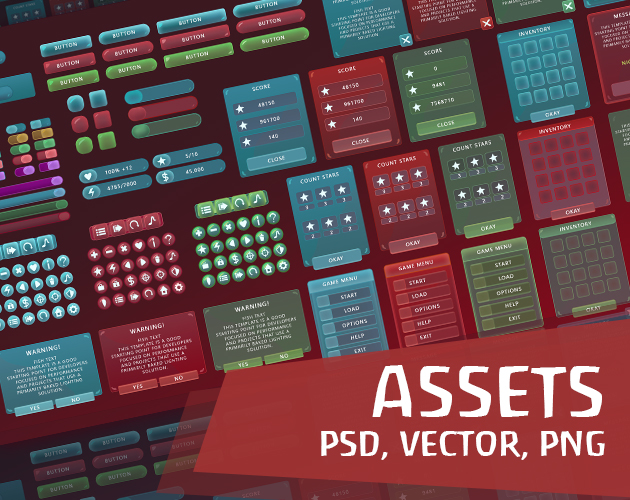 Assets: UI Casual Triple Interface by Wenrexa