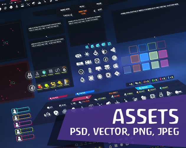 Assets: UI Sci-Fi Minimalism #03 by Wenrexa