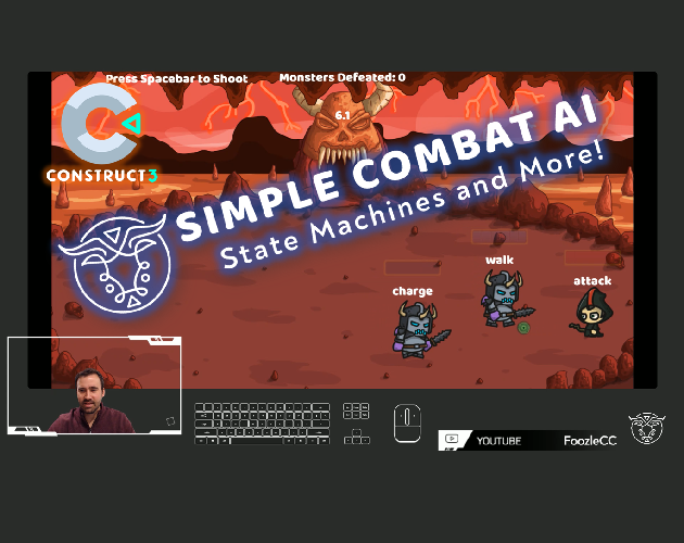 Simple Combat Ai Construct 3 Tutorial By Foozle 4185