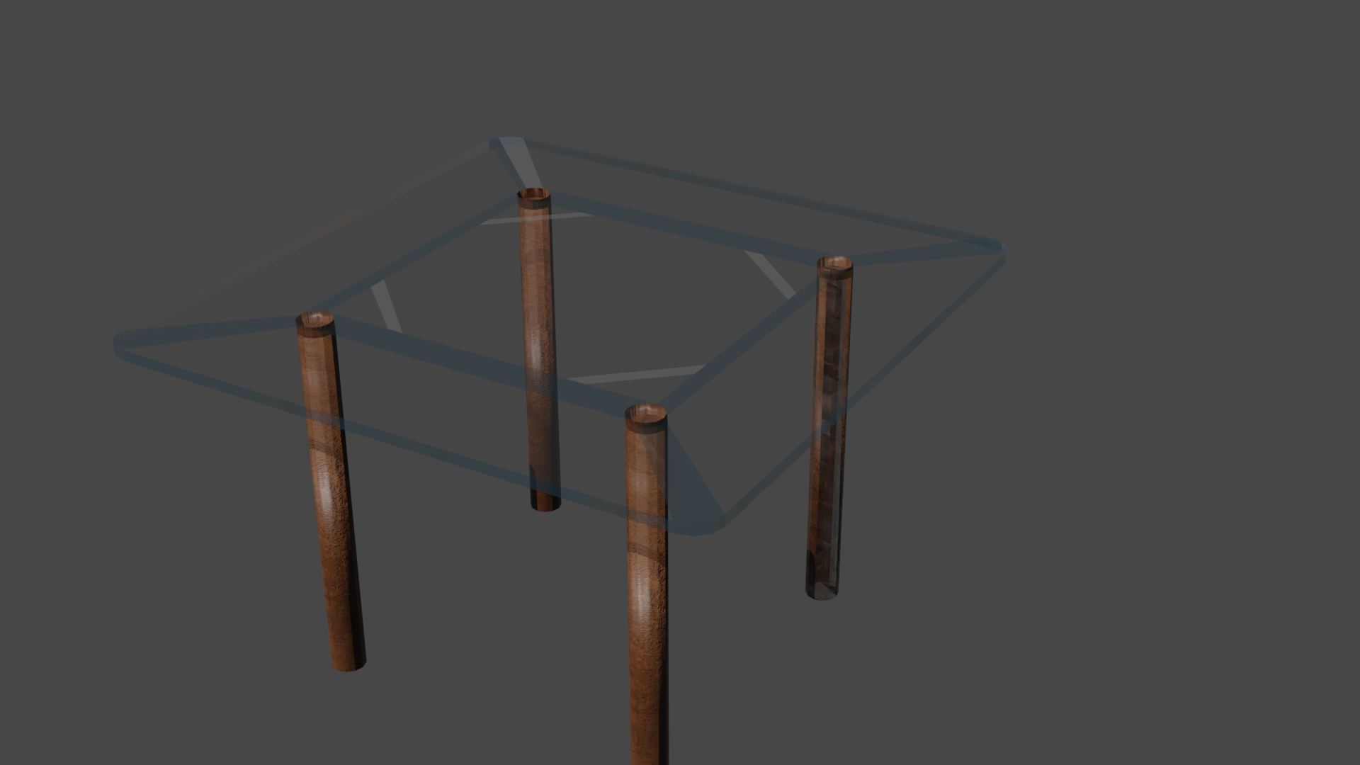 Low poly Glass Table by Rafilly