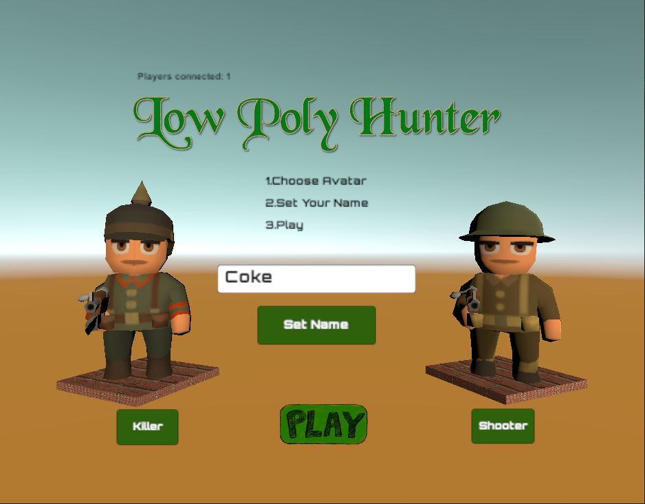 Low Poly Hunter by Chun Ting