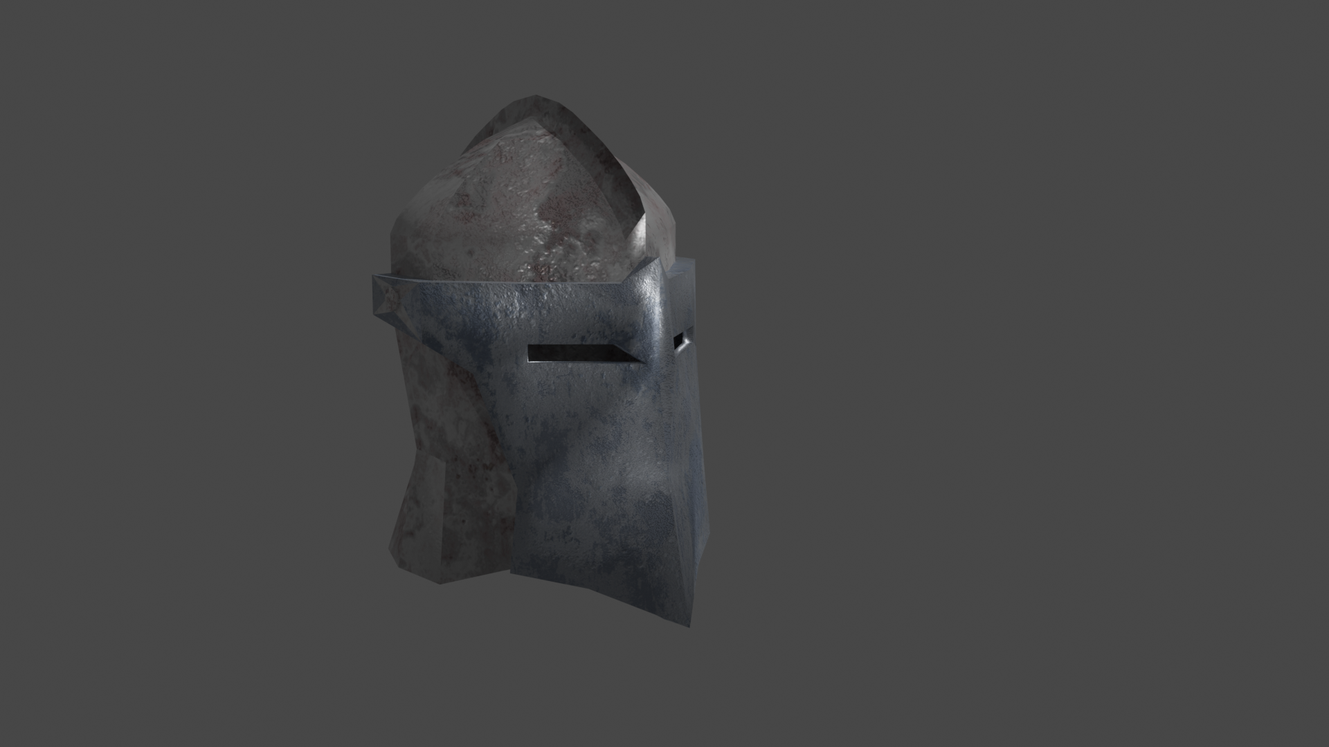 Helmet low poly by Rafilly