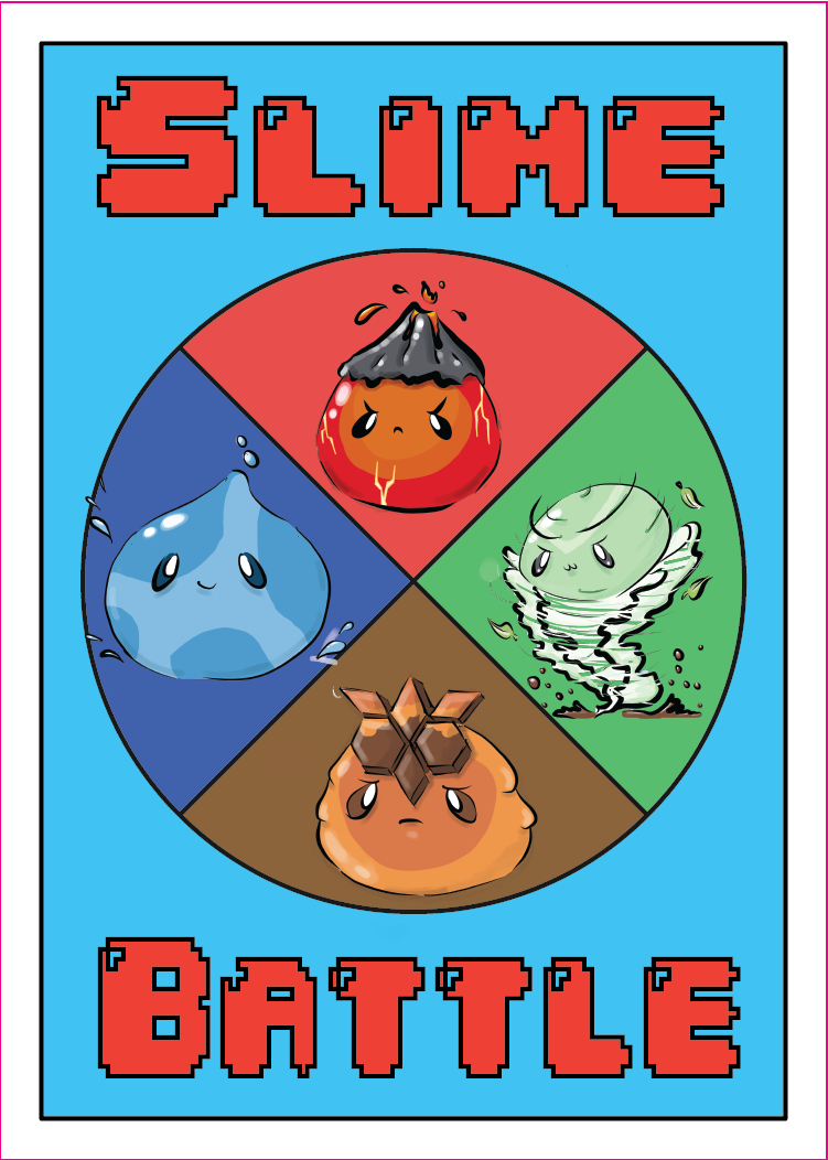 Slime Battle by mochipenguin