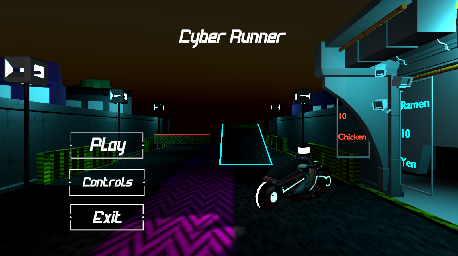 Cyber Runner by cvives652 for Game Gen Studio Jam - November 2020 - itch.io