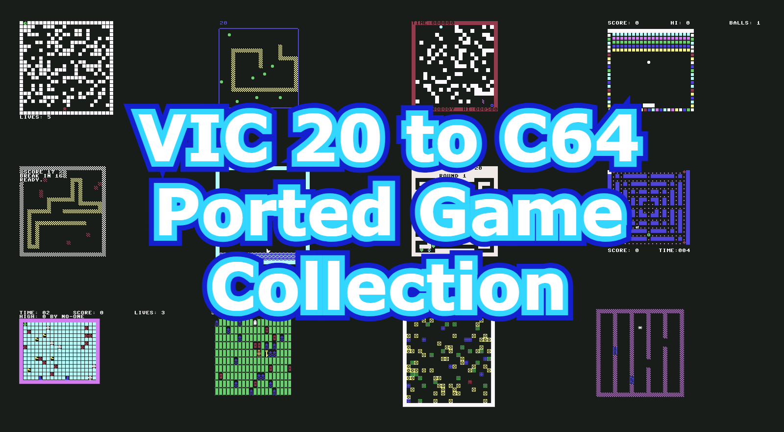 2020 VIC20 to C64 Ported Collection: Part 1 by Cout Games