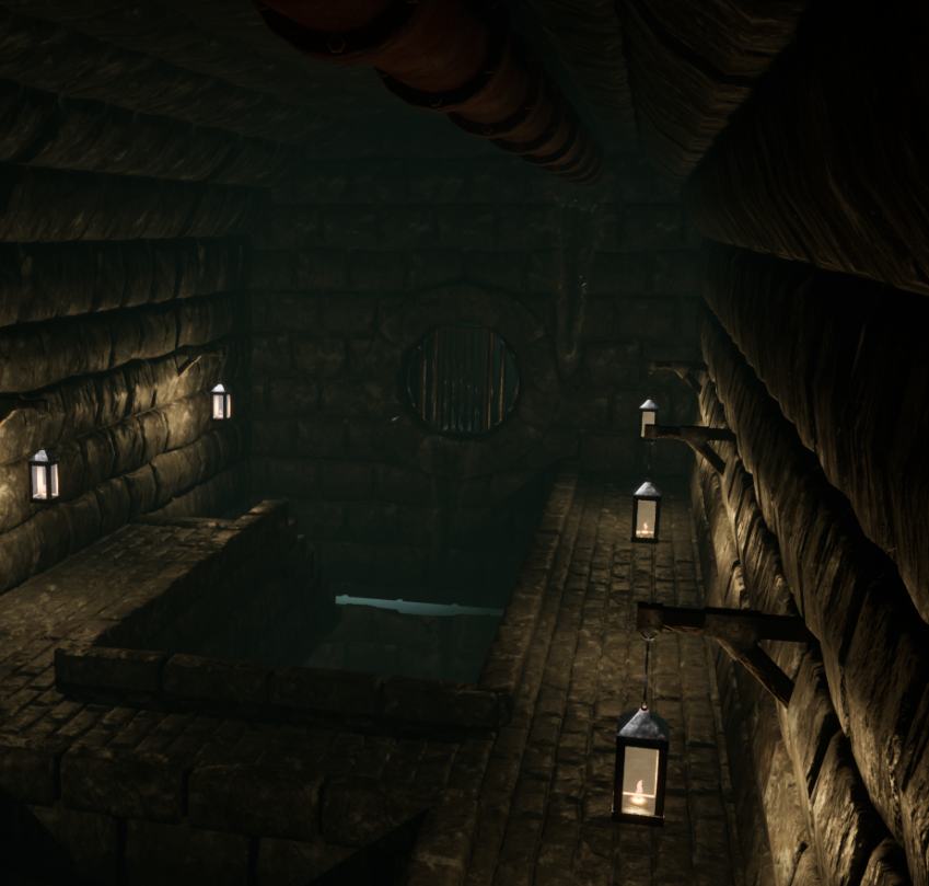 Medieval Sewer - Realtime Environment by Jonas Dall