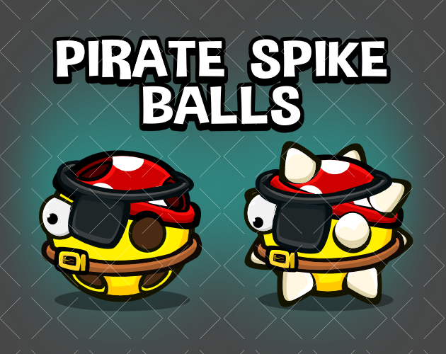 Pirate spike balls by Robert Brooks - gamedeveloperstudio.com